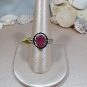 Jewelry | 1ctw Ruby Diamond Ring | Poshmark